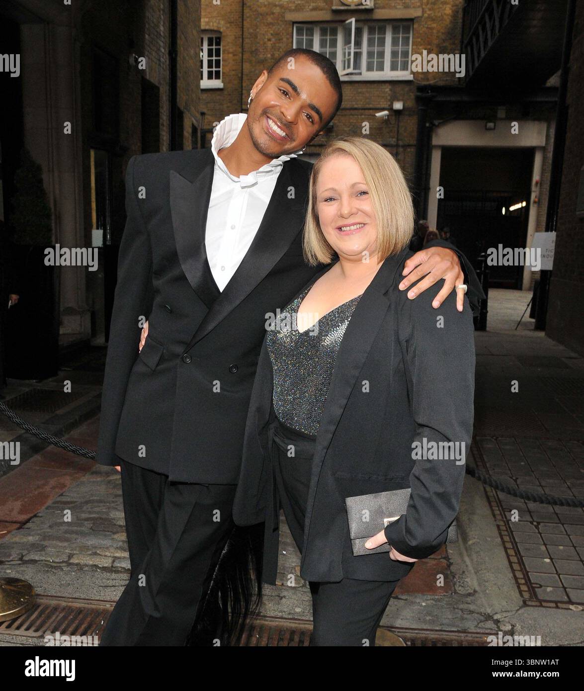 Layton Williams and his mother at the British Academy (BAFTA ...