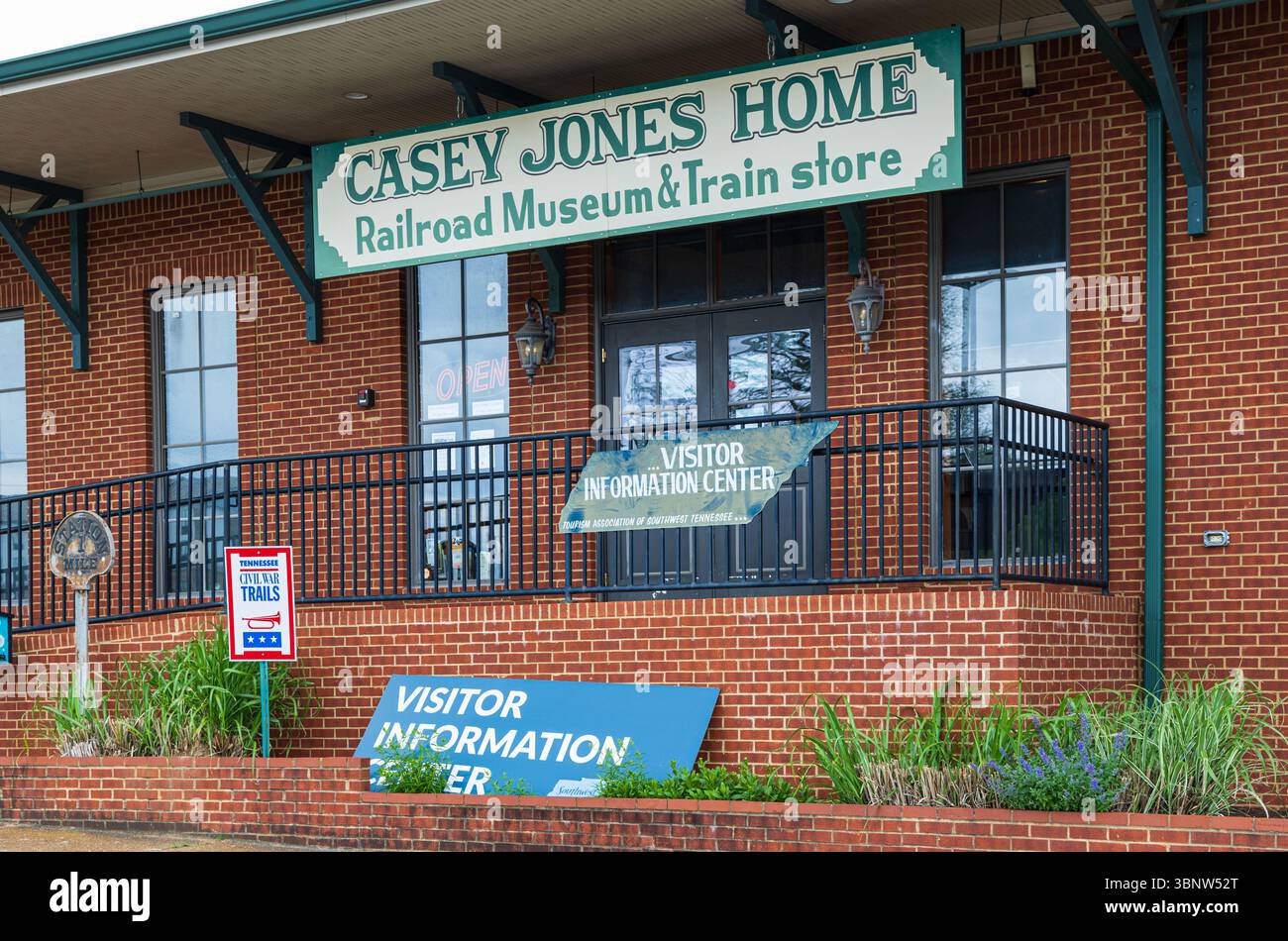 Casey Jones Home Railroad Museum at Casey Jones Village, Jackson ...