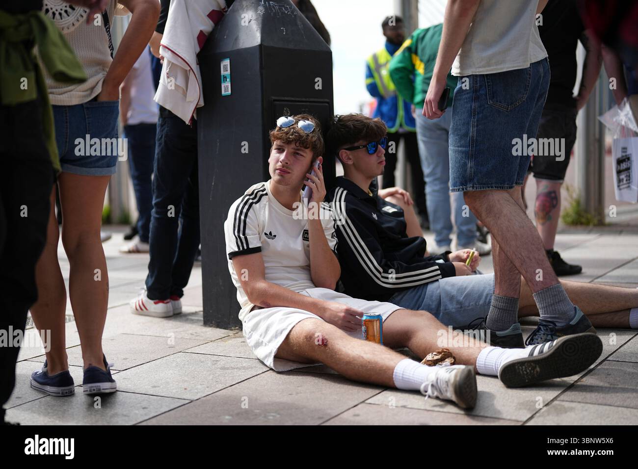 Fans gather for the Oasis reunion concert on Friday, July 4, 2025, in ...