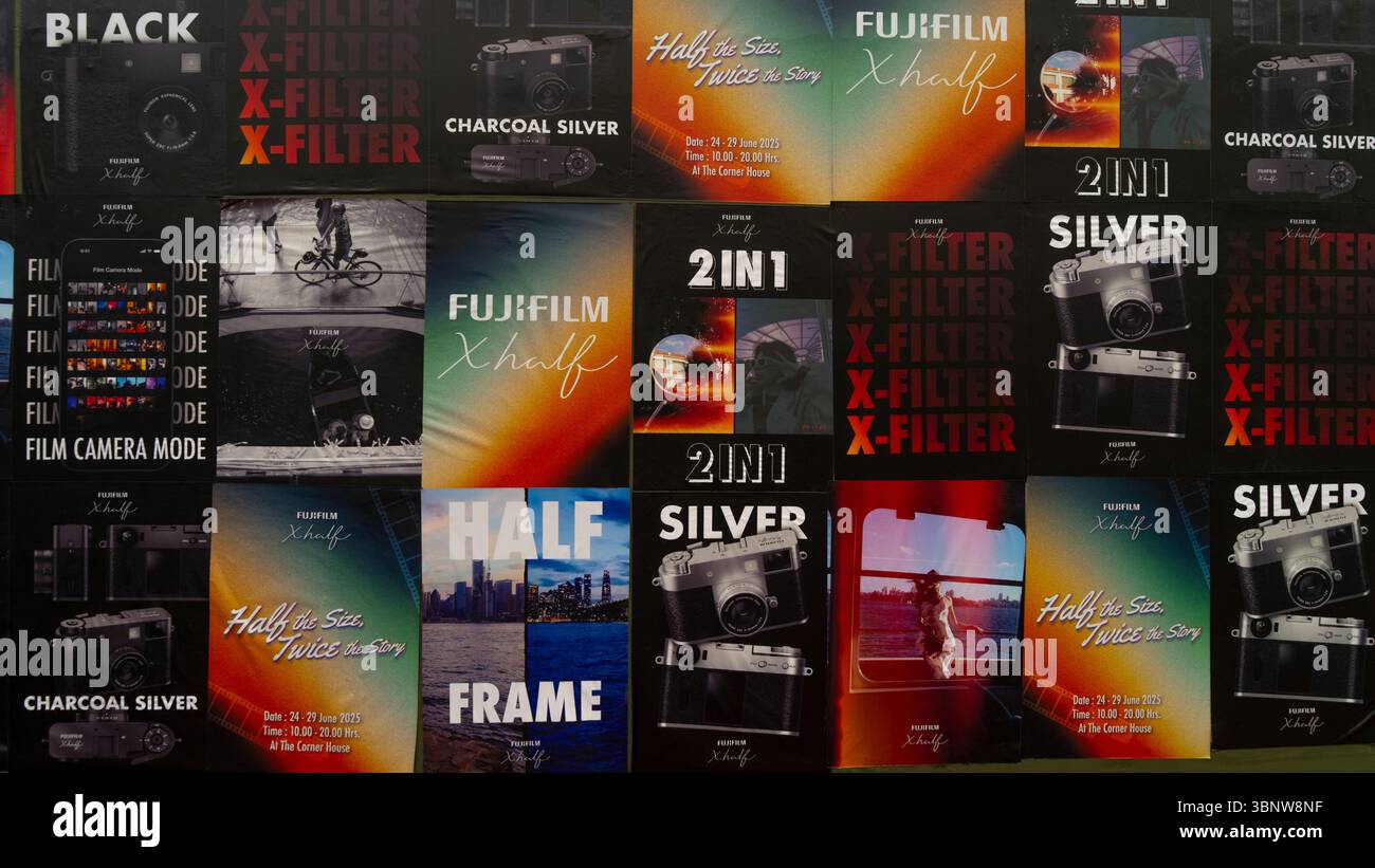 Fujifilm poster montage Stock Photo - Alamy