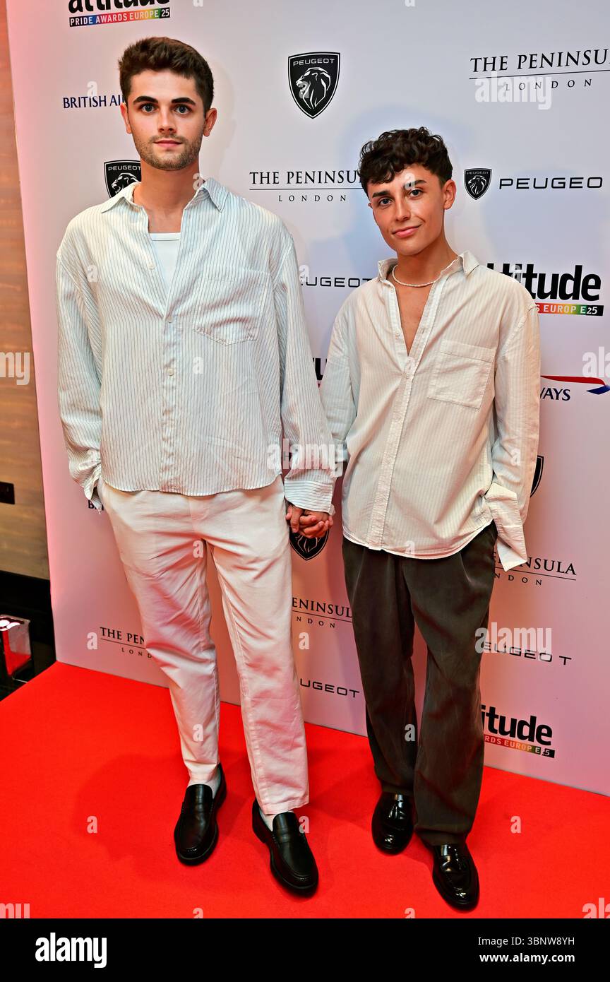 LONDON, ENGLAND - 4 July 2025: Nick and Ant at Attitude PRIDE Awards ...