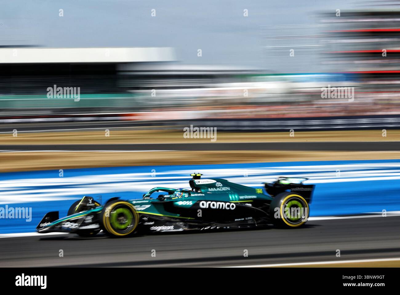 Silverstone, UK. 04th July, 2025. Fernando Alonso (ESP) Aston Martin F1 Team AMR25. 04.07.2025 ...