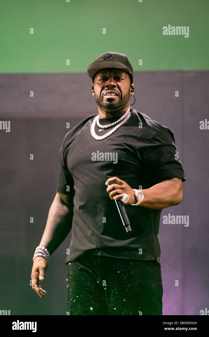 London, United Kingdom. 3rd July 2025. 50 Cent brings his Legacy Tour ...