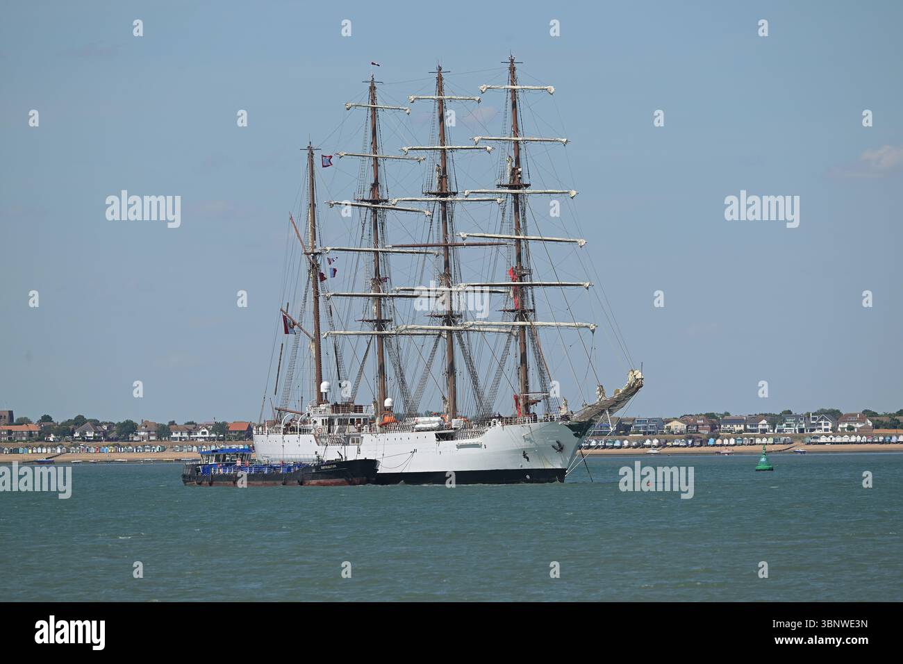 Thames Estuary UK 4th July 2025. Heading to London the BAP Union ...