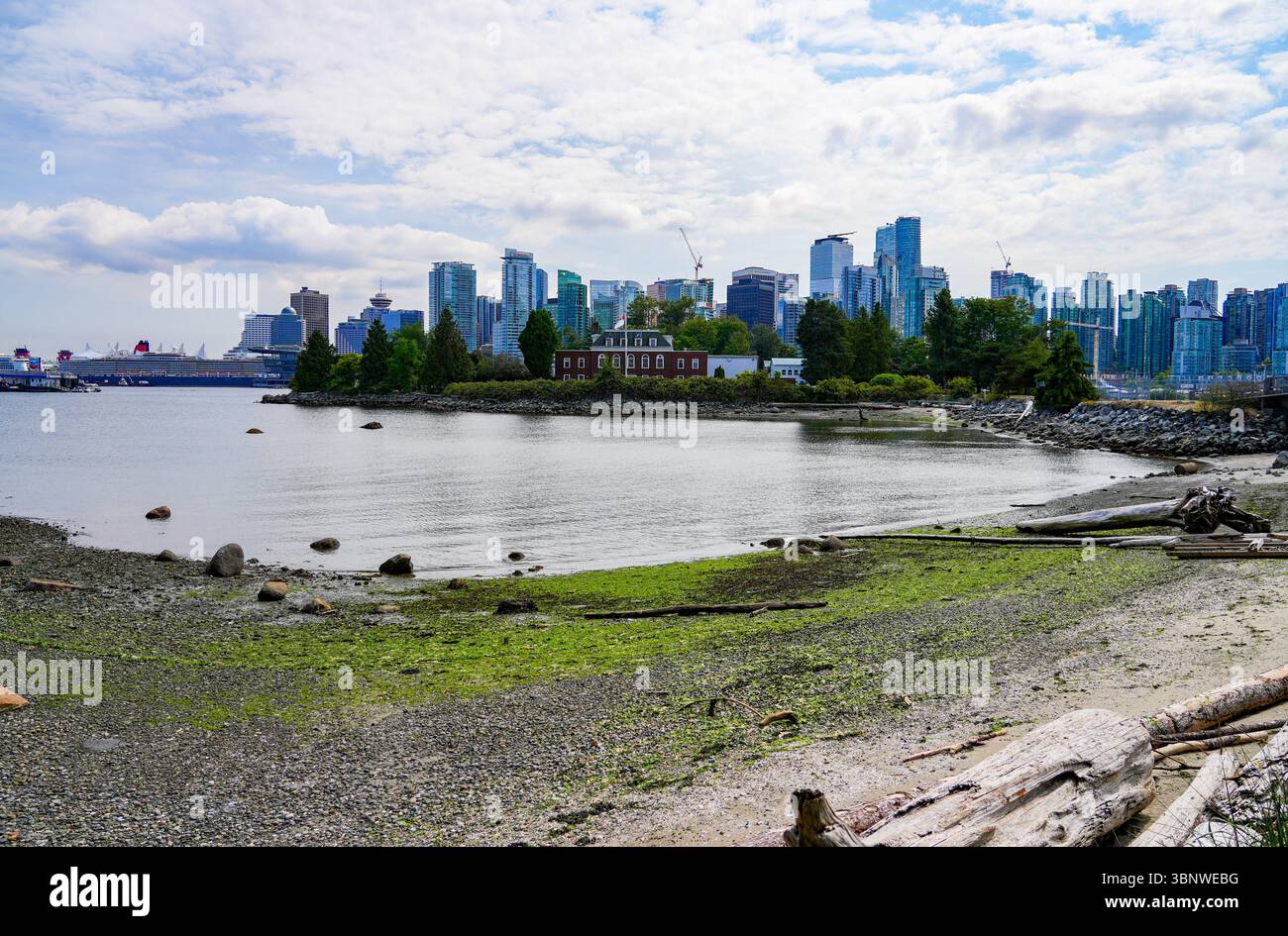 HMCS Discovery Naval Reserve on Deadman's Island in Coal Harbour off ...