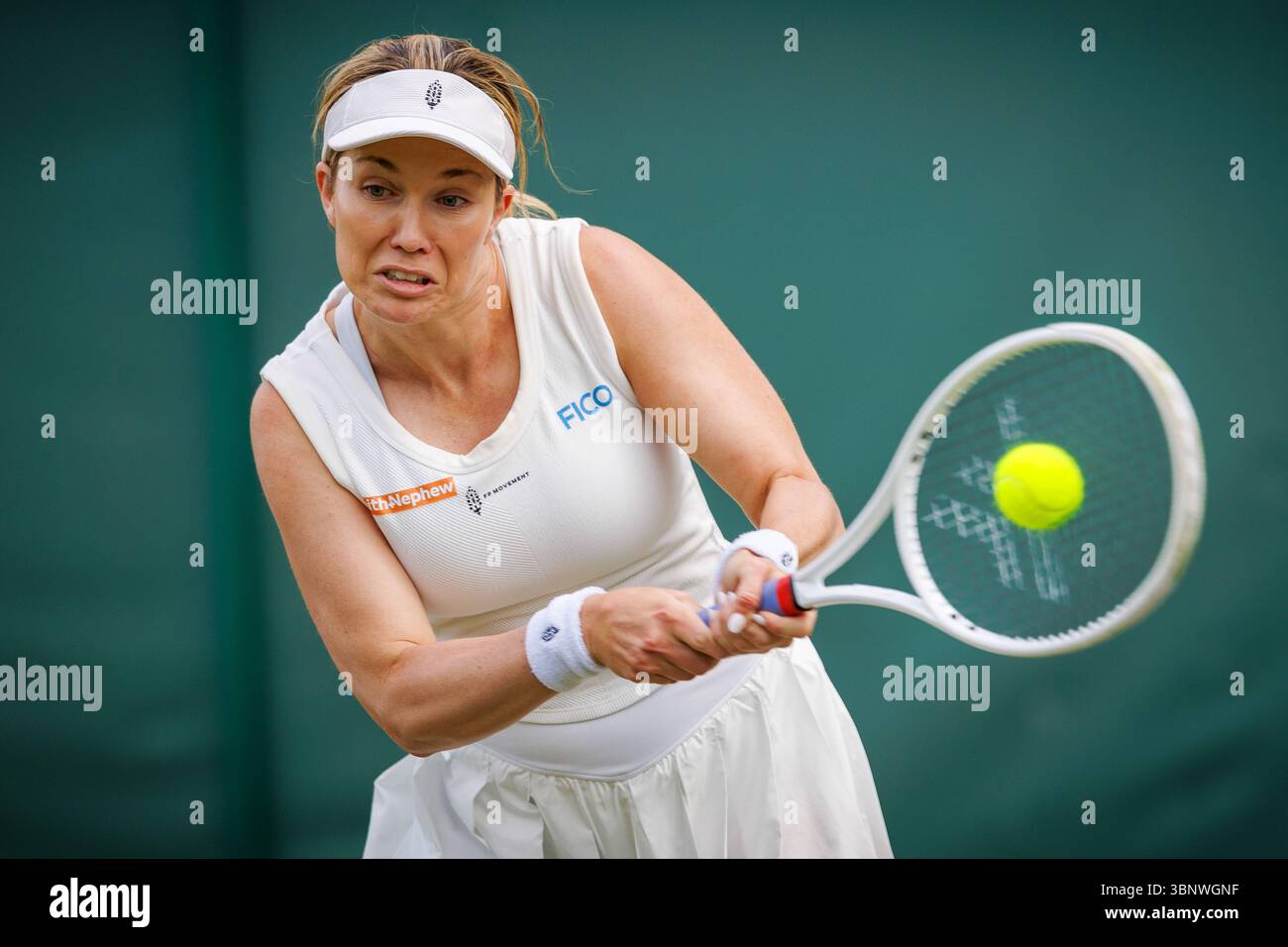 Danielle Collins (USA) during the second round match against Veronika ...
