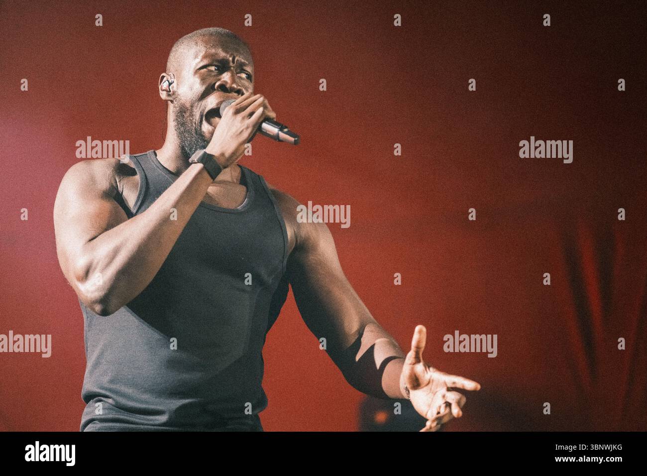 Roskilde, Denmark. 03rd, Juli 2025. The English rapper Stormzy performs ...