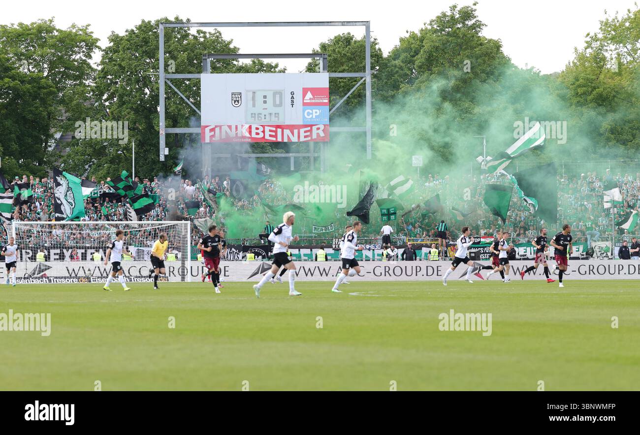 Ulm, Deutschland. 18th May, 2025. firo: 05/18/2025, Football: 2nd ...
