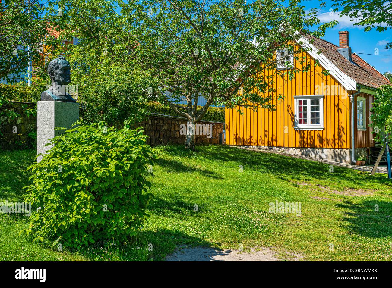 The famous Norwegian painter, Edvard Munch´s house in Åsgårdstrand in ...