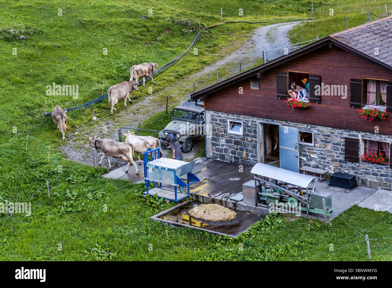 Farmer children swiss hi-res stock photography and images - Alamy