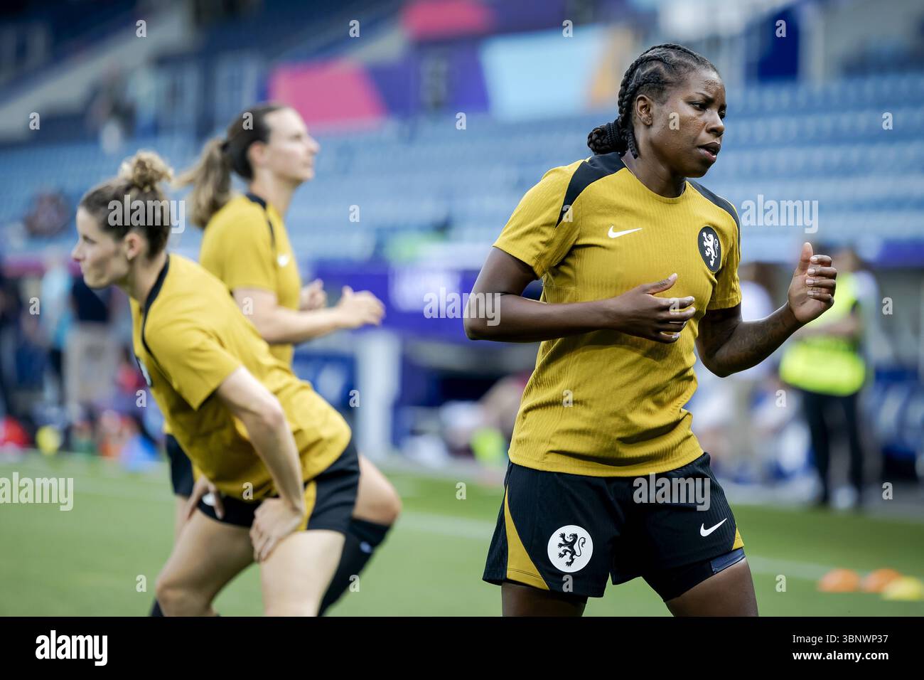 LUZERN - Lineth Beerensteyn during a training session at the Allmend ...