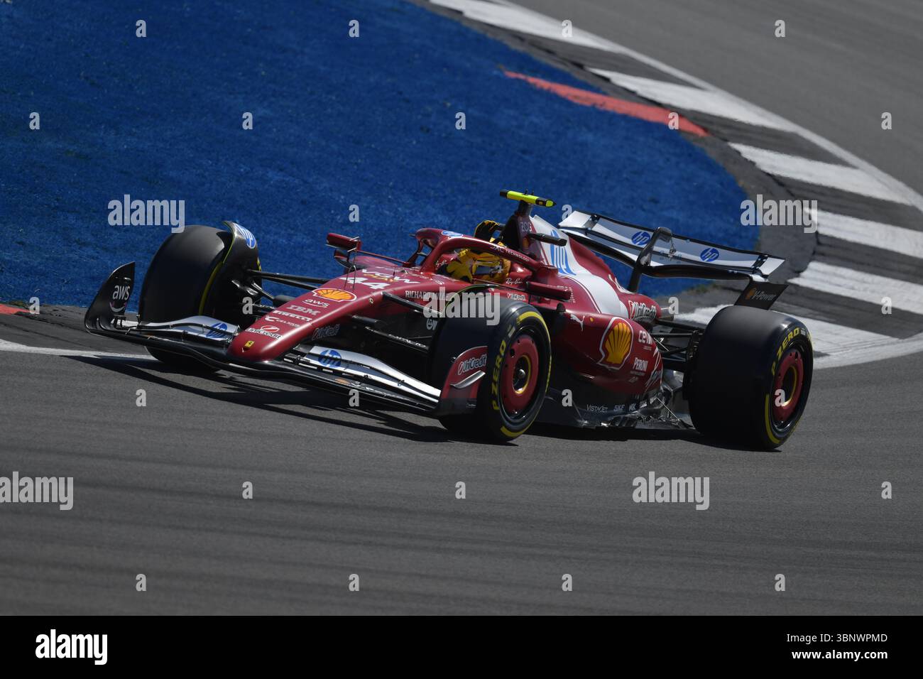 2025 - Lewis Hamilton waving to the crowd at the British Grand Prix ...