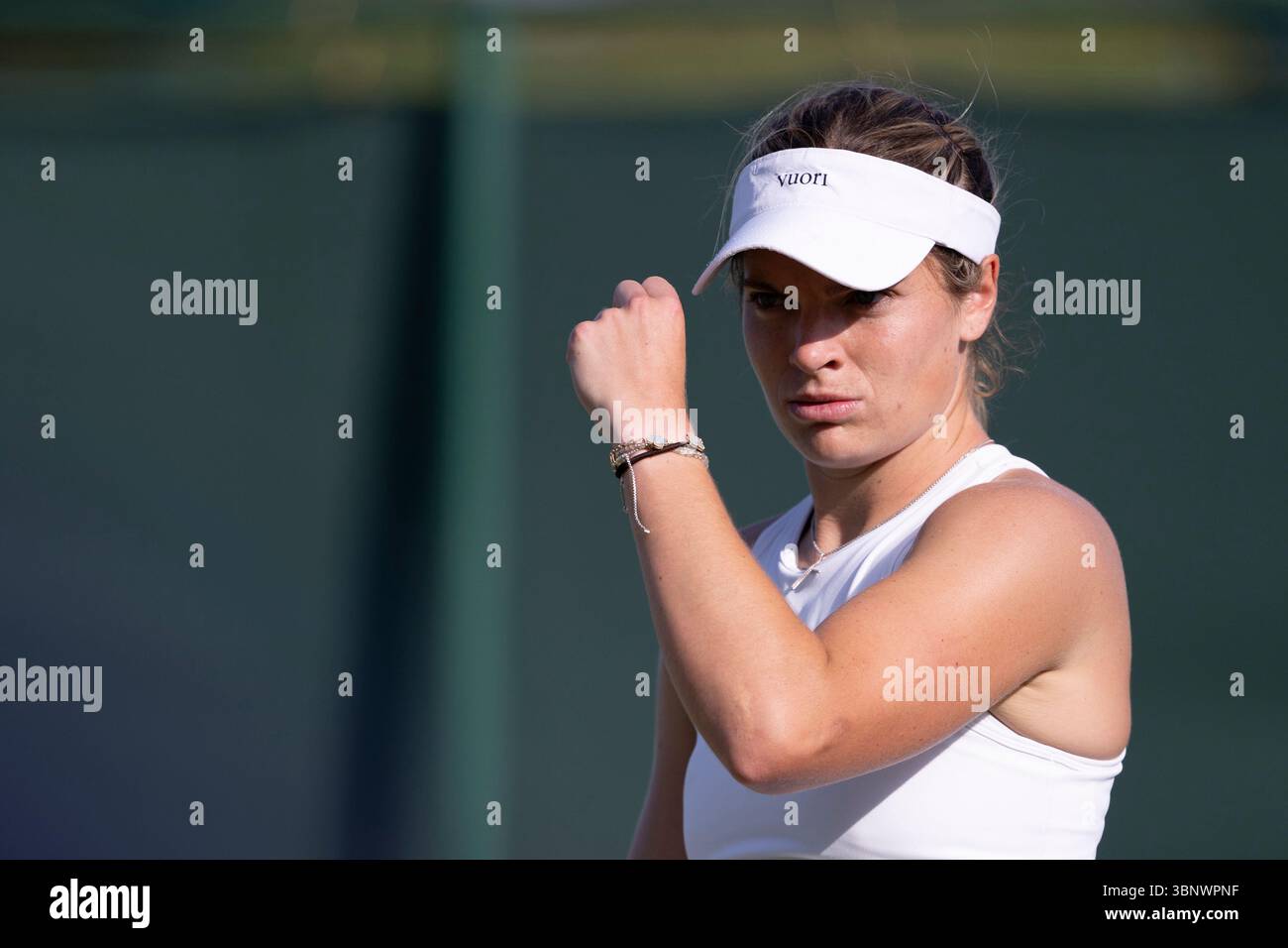 London, UK. 04th July, 2025. Caty McNally during the Wimbledon 2025 ...