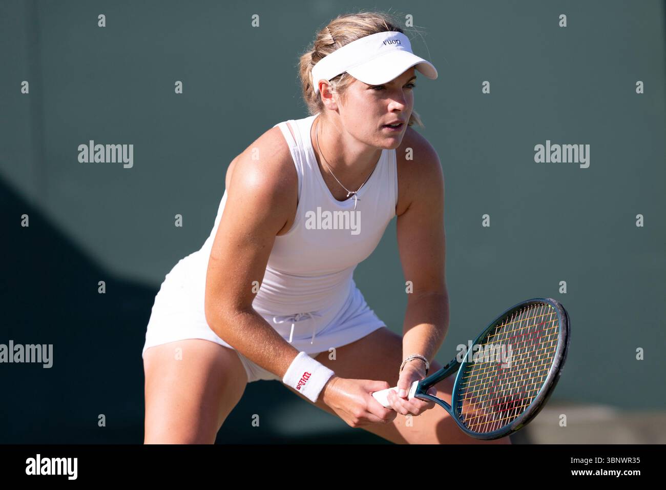 London, UK. 04th July, 2025. Caty McNally during the Wimbledon 2025 ...
