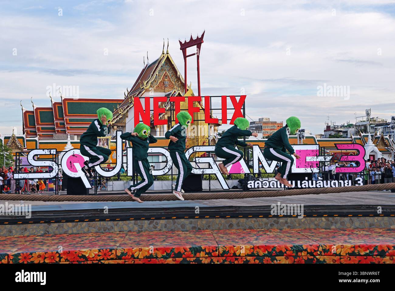 Bangkok, Thailand. 4th July, 2025. Giant Dolls of Young-hee and Cheol ...