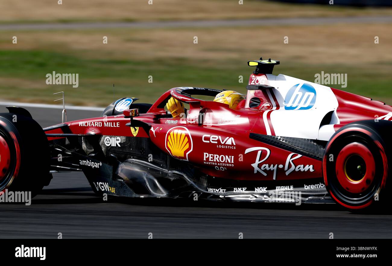 44 HAMILTON Lewis (gbr), Scuderia Ferrari SF-25, action during the Formula 1 Qatar Airways ...
