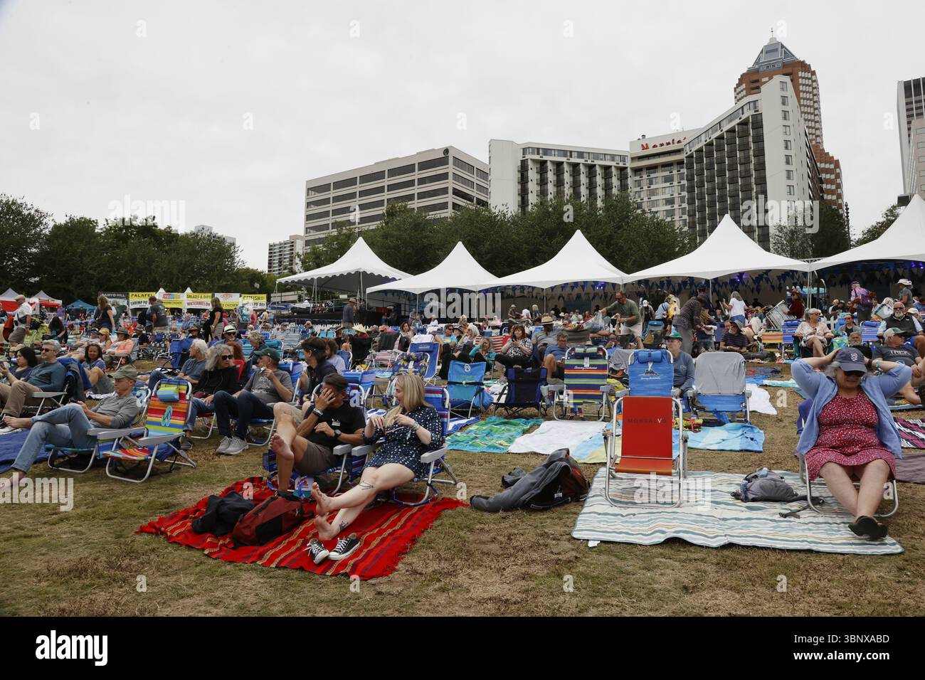 PORTLAND, OR - JULY 4, 2025: The Waterfront Blues Festival at Tom ...