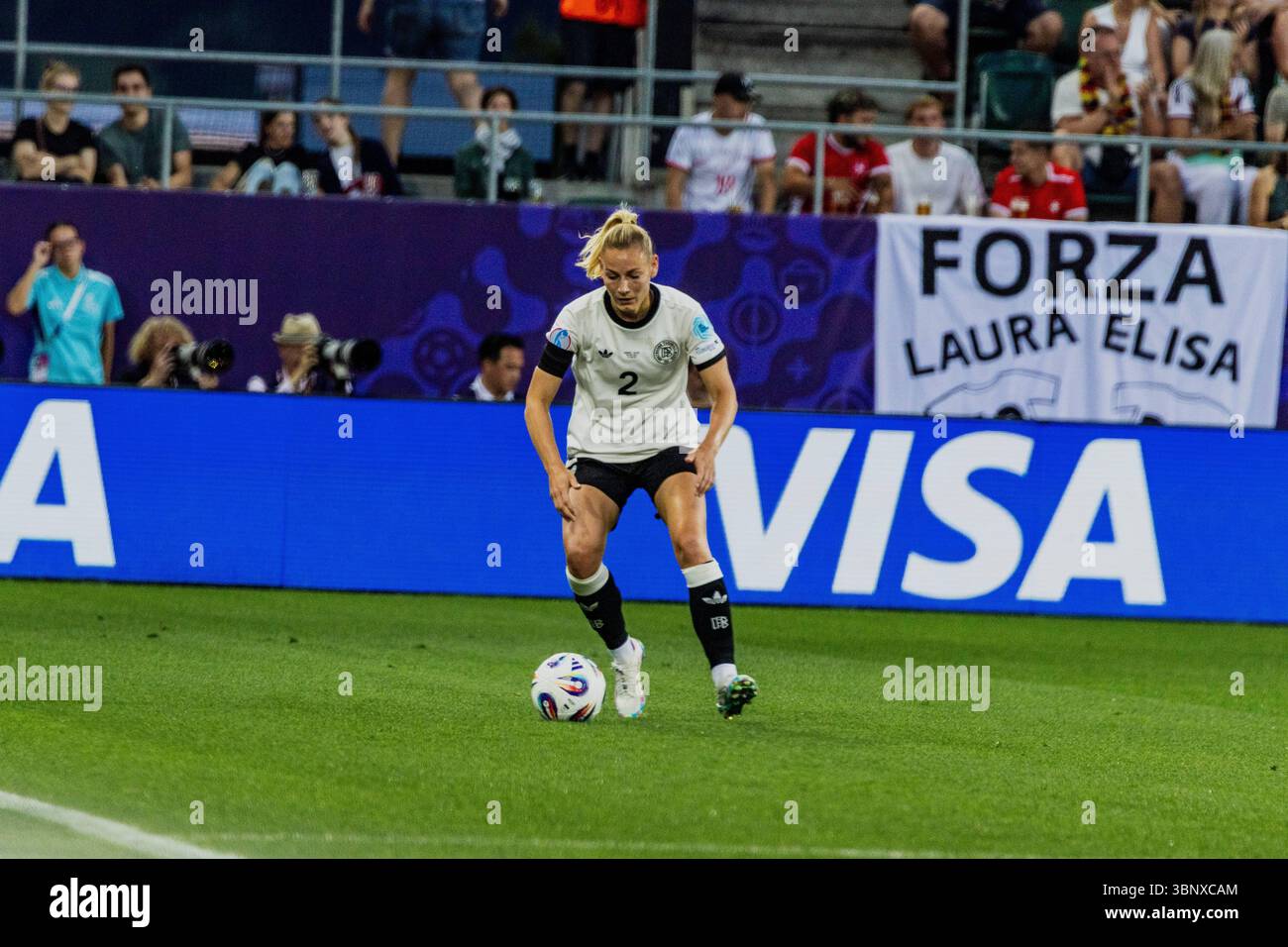 Sarai Linder (2, Germany) - UEFA Women's EURO 2025 Group C match ...