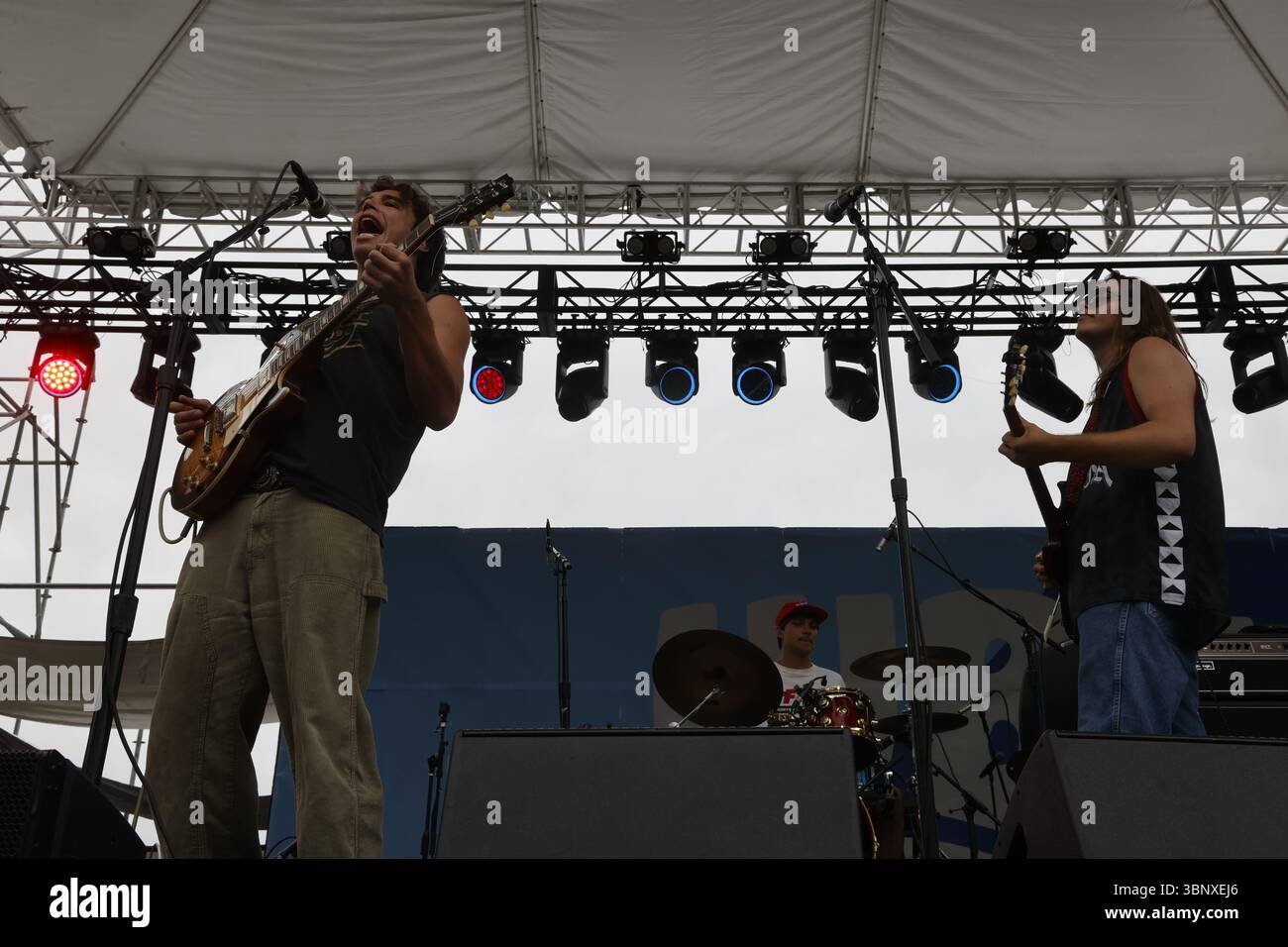 PORTLAND, OR – JULY 4, 2025: Kota Dosa performs as the opening act at ...