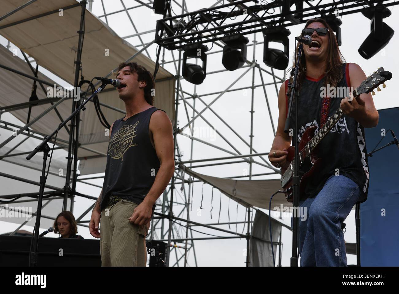 PORTLAND, OR – JULY 4, 2025: Kota Dosa performs as the opening act at ...