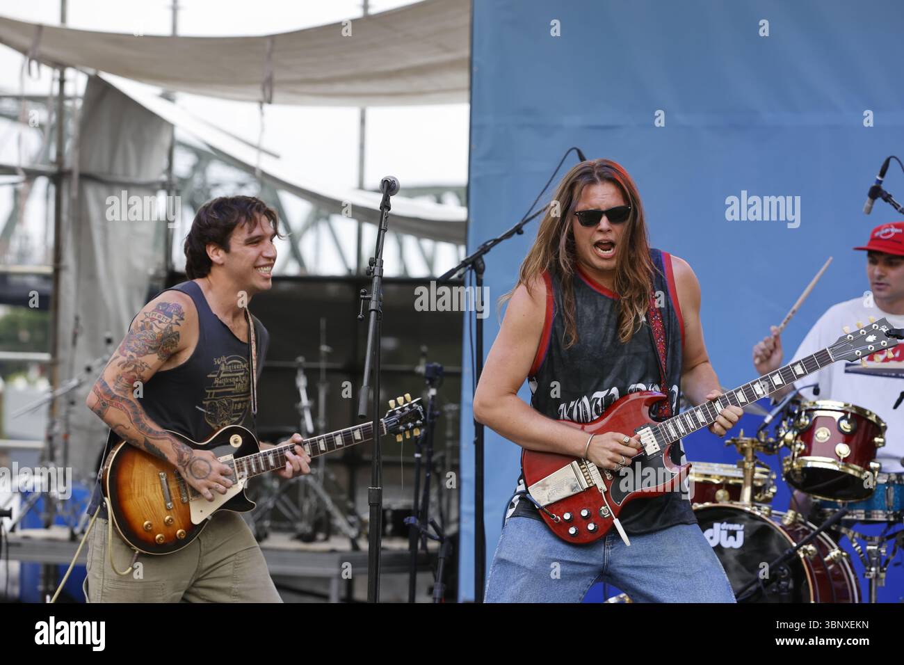 PORTLAND, OR – JULY 4, 2025: Kota Dosa performs as the opening act at ...