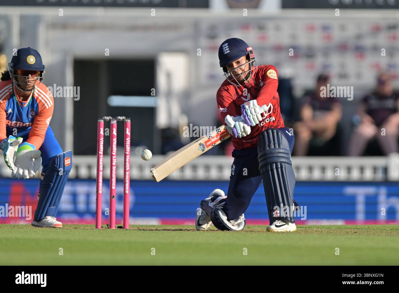London, England, 4th July, 2025: Sophia Dunkley of England Women during ...
