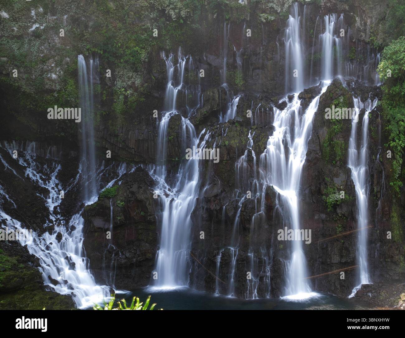 Grand Galet waterfall, Saint-Joseph, Réunion island, September 2022 ...