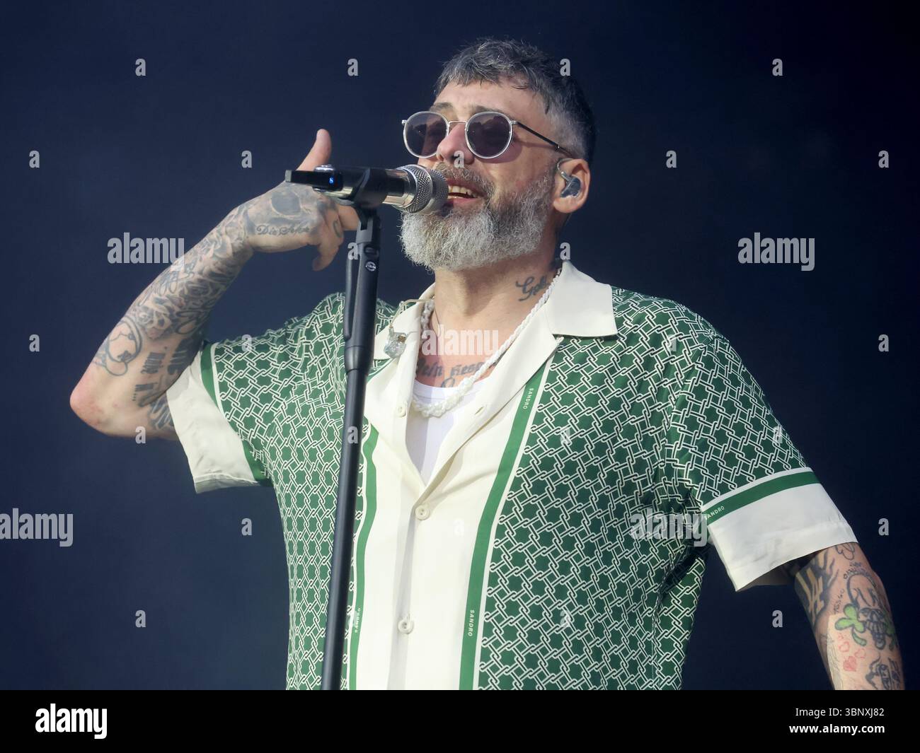 Erfurt, Germany. 04th July, 2025. Sido, German rapper, performs in ...