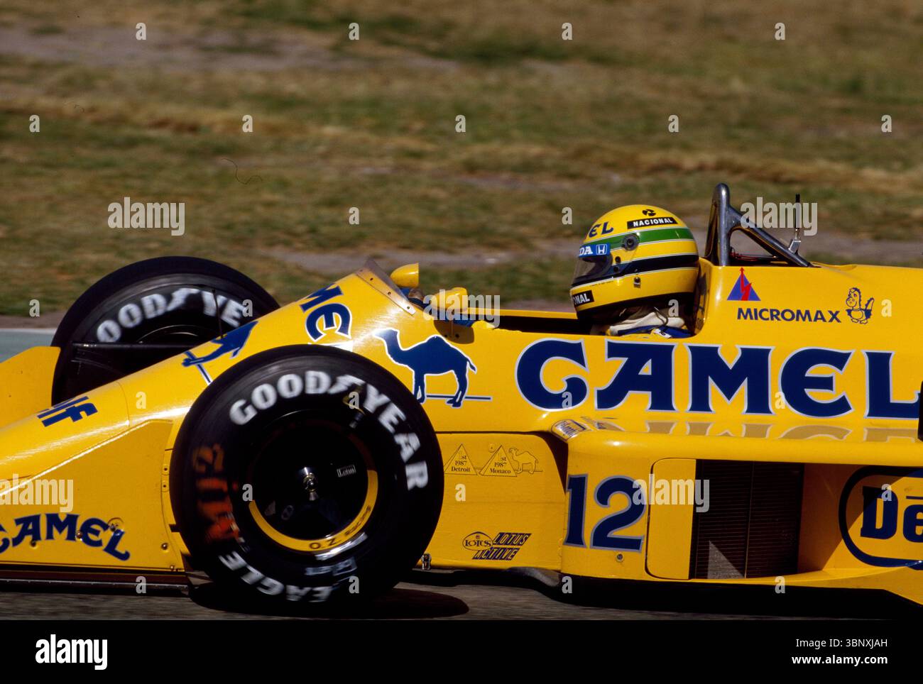 1987 Ayrton Senna - Camel Honda Team Lotus - Lotus 99T - Spanish Grand ...