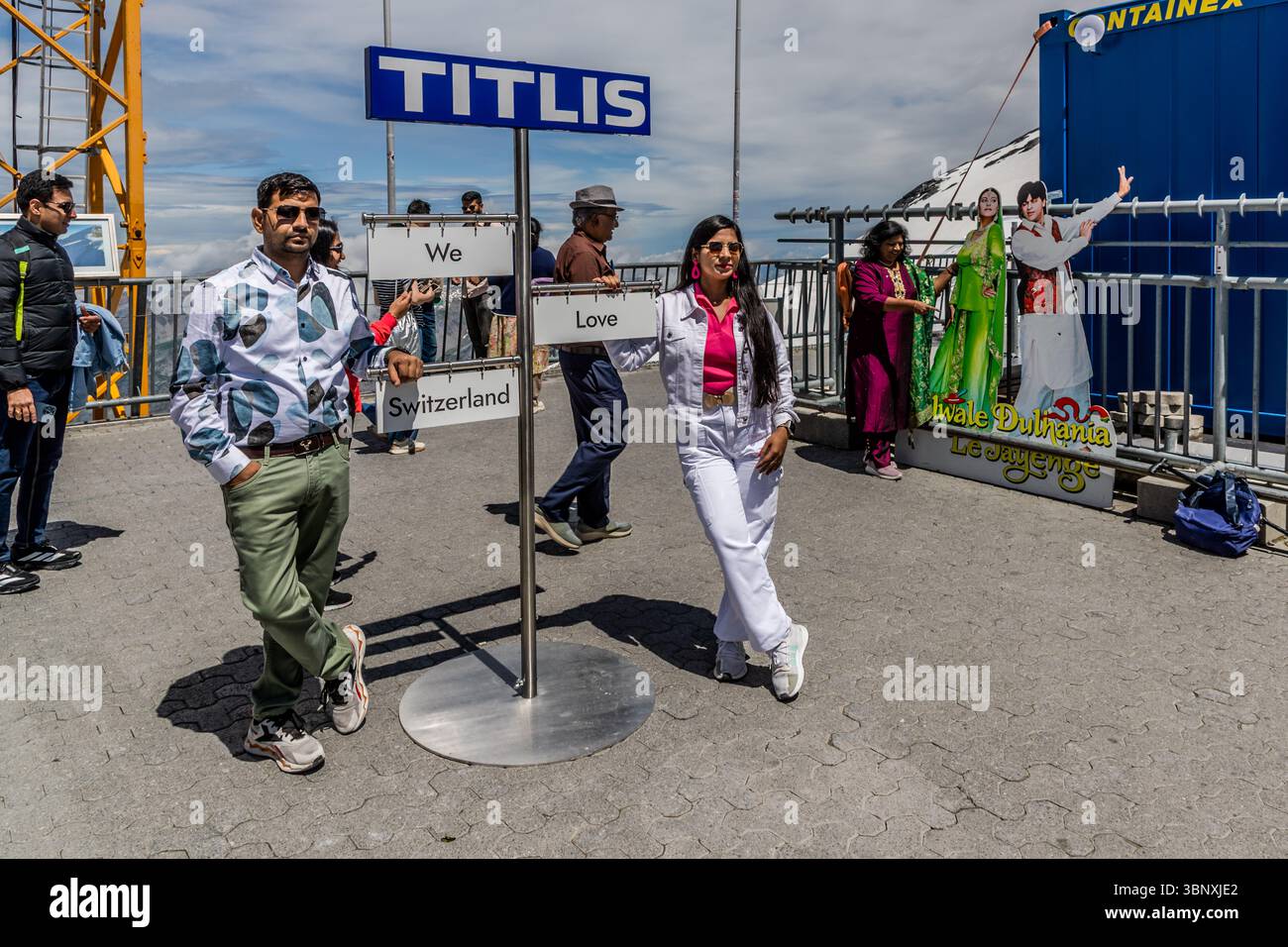 The summit of the Titlis is particularly attractive to Indian tourists ...