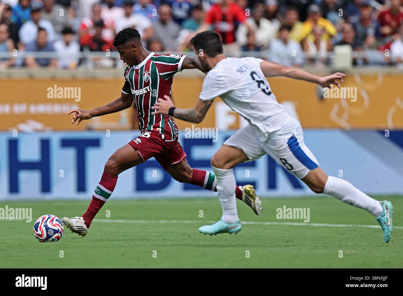 4th July 2025; Orlando, Florida, USA: Hercules of Fluminense FC shoots ...