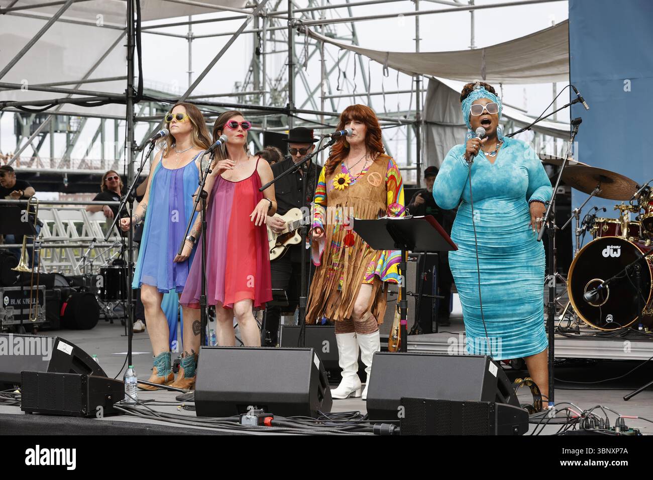 PORTLAND, OR - JULY 4, 2025: Kris Deelane's Psychedelic Soul Revue ...
