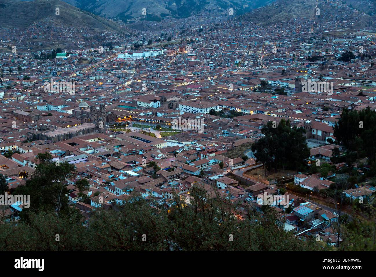 Cusco panoramic view hi-res stock photography and images - Alamy