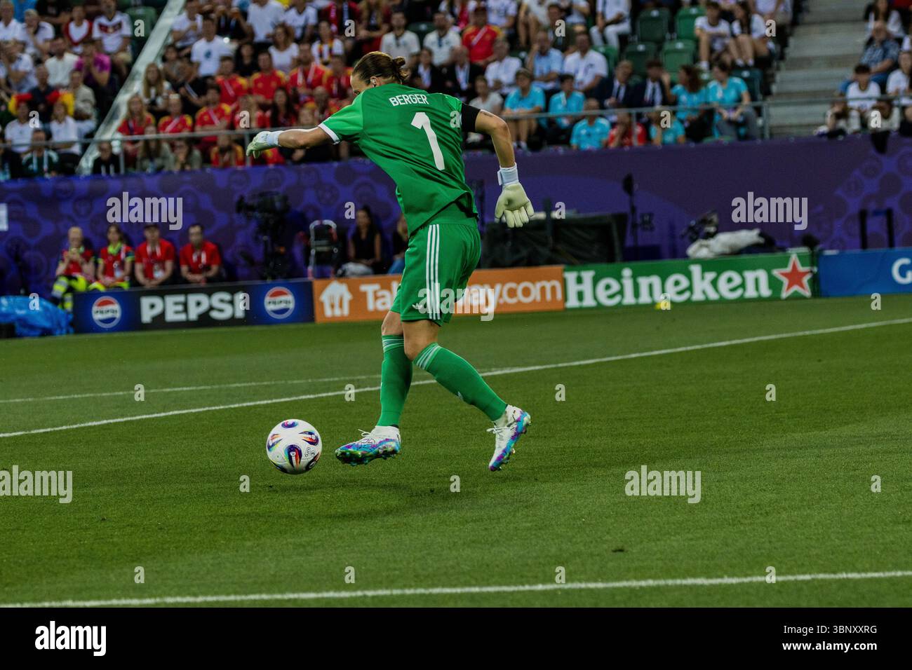 Ann-Katrin Berger (1, Germany) - UEFA Women's EURO 2025 Group C match ...