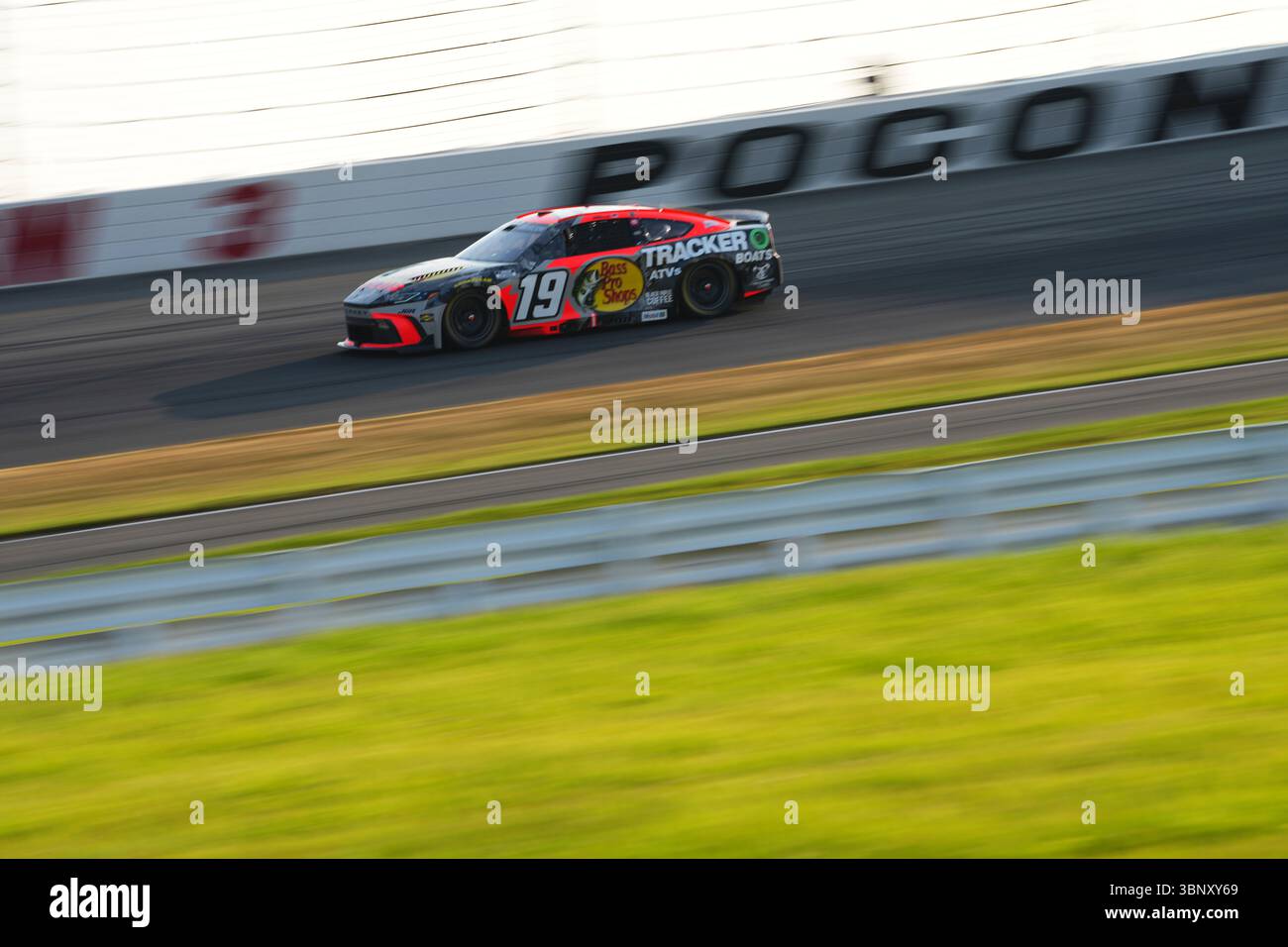 Chase Briscoe drives during a NASCAR Cup Series auto race at Pocono ...