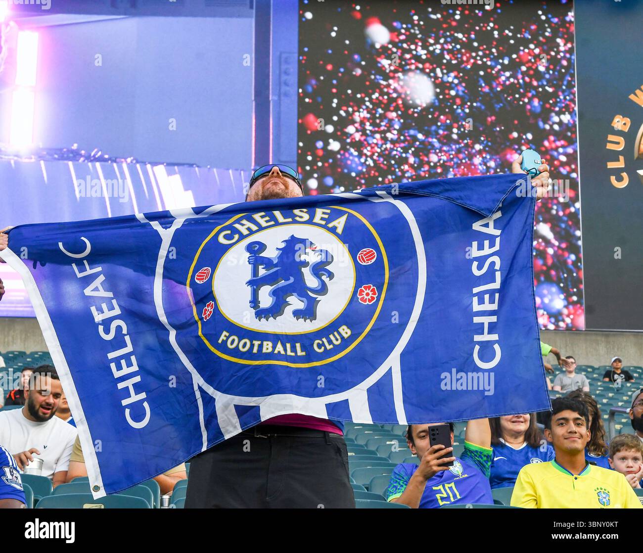 July 4, 2025, Philadelphia, Pennsylvania, United States: Fans show ...