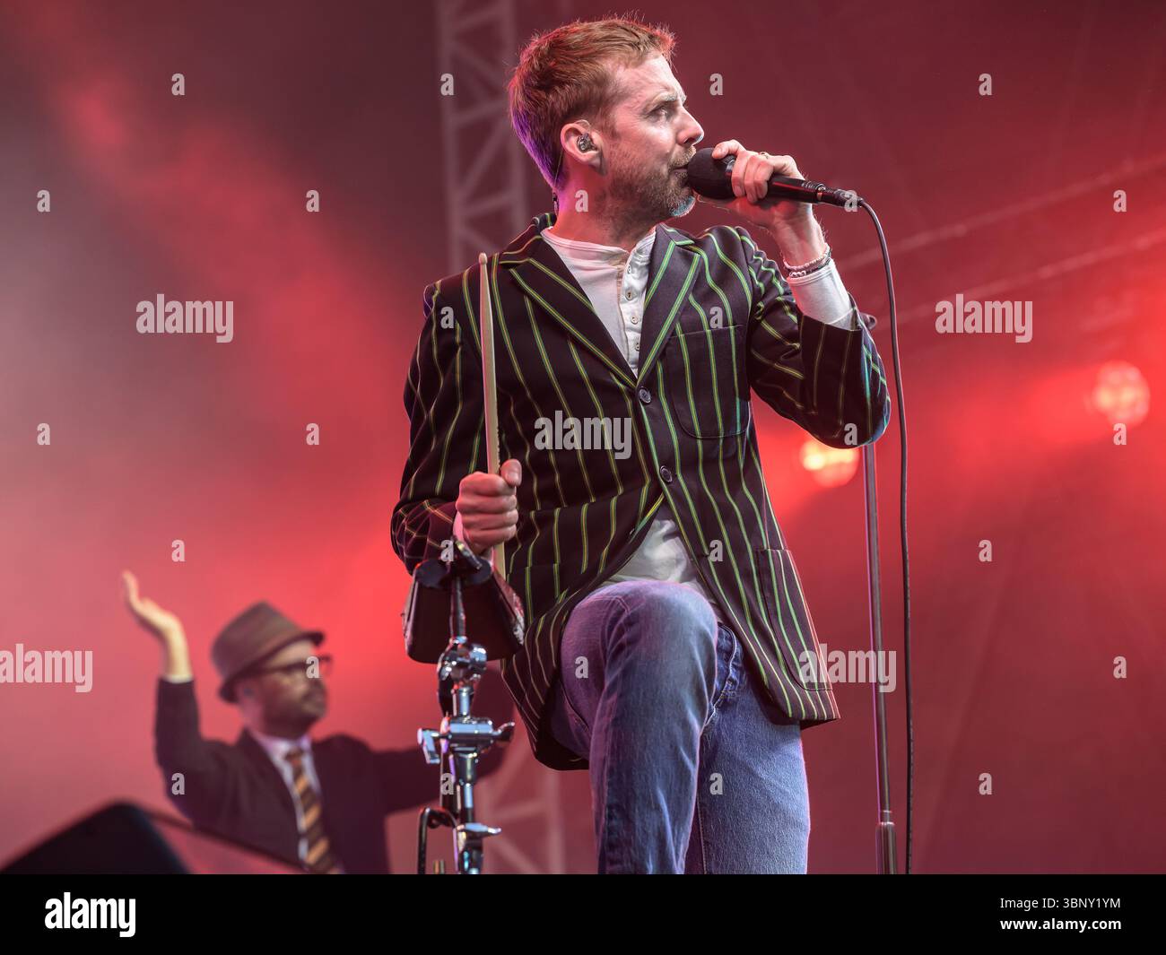 Edinburgh, UK. 04th July, 2025. Nick Baines and Ricky Wilson of indie ...