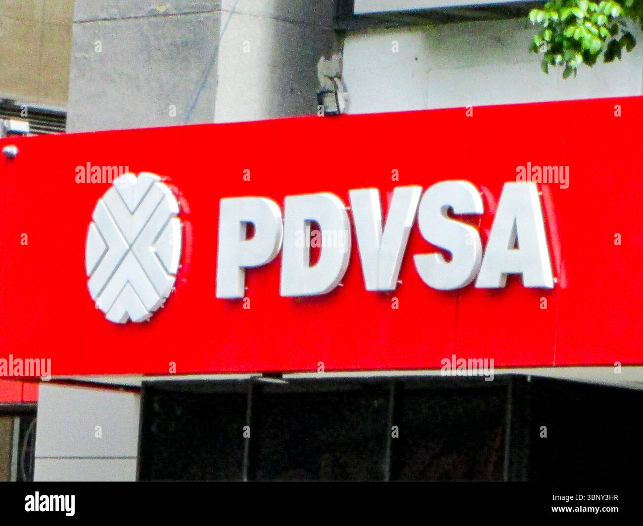 Emblem of the iconic oil company of Venezuela, Petroleos de Venezuela ...