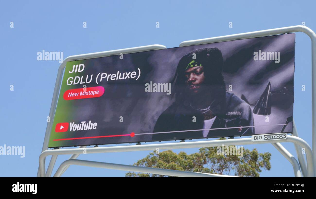 Los Angeles, California, USA 4th July 2025 JID GDLU (Prelude) New ...
