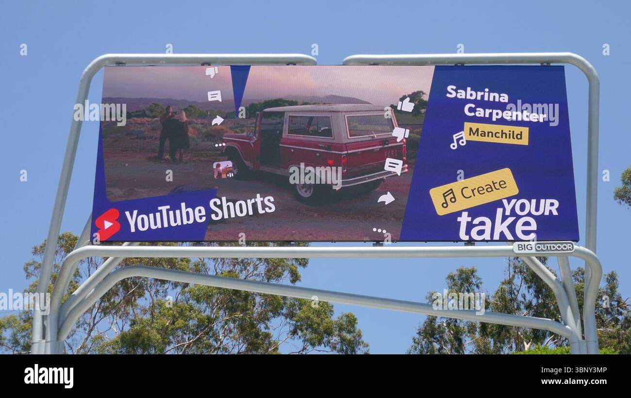 Los Angeles, California, USA 4th July 2025 Sabrina Carpenter Manchild ...