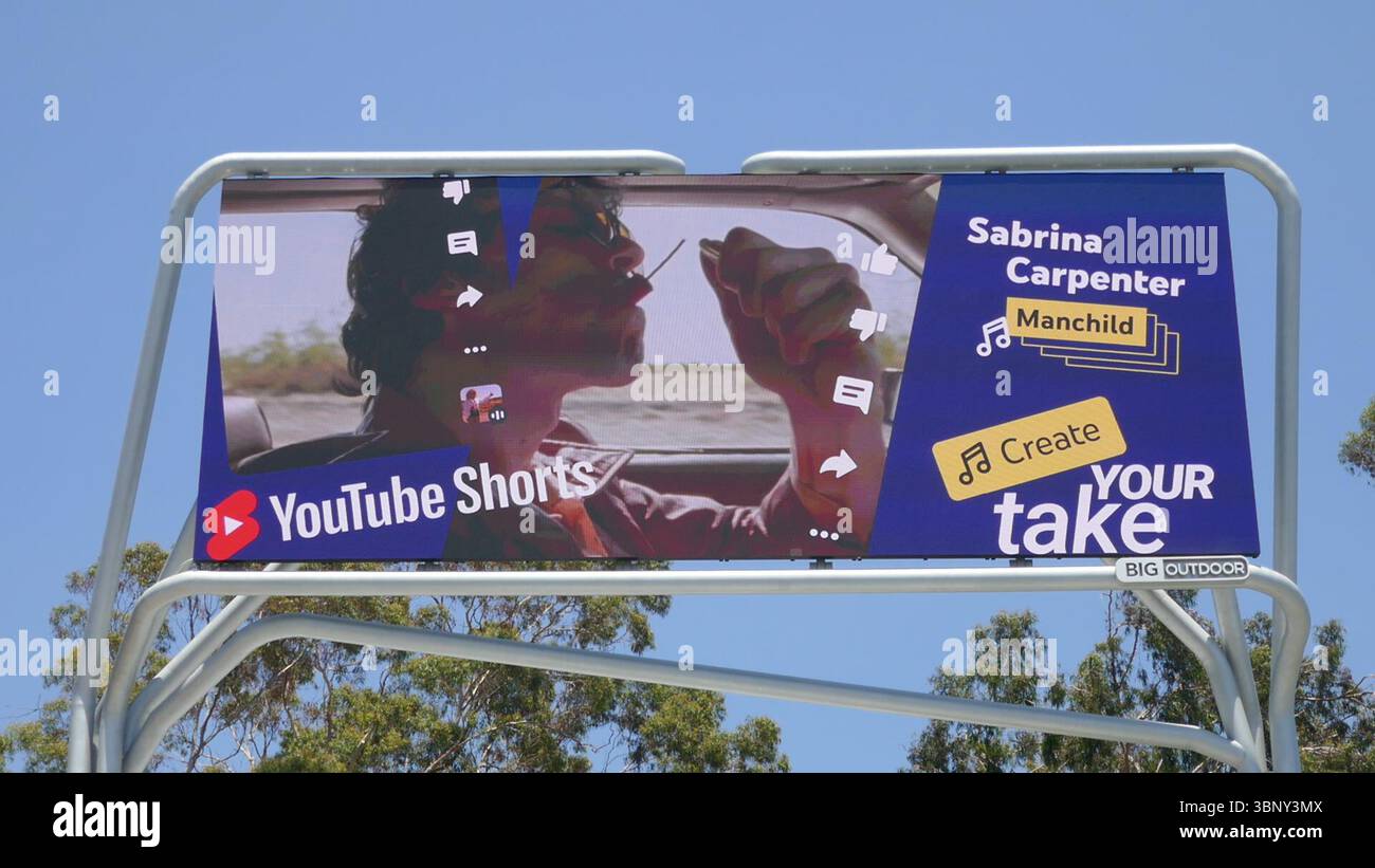 Los Angeles, California, USA 4th July 2025 Sabrina Carpenter Manchild ...