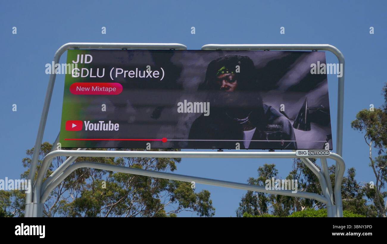Los Angeles, California, USA 4th July 2025 JID GDLU (Prelude) New ...
