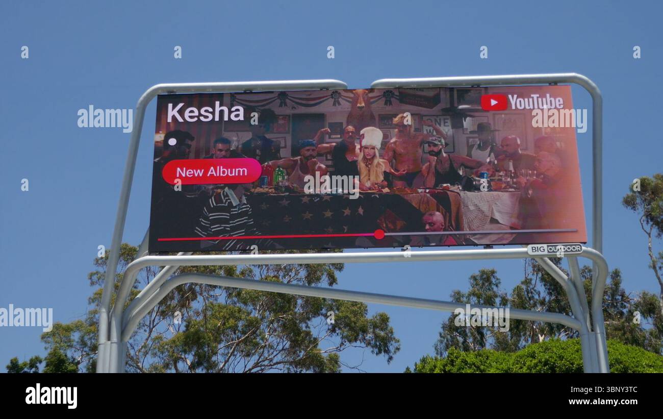 Los Angeles, California, USA 4th July 2025 Kesha New Album YouTube ...