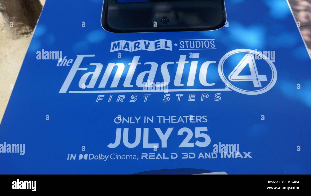 Los Angeles, California, USA 4th July 2025 Marvel Studios The Fantastic ...