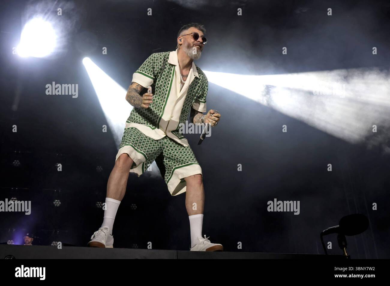 Rapper Sido. Rapper Sido Paul Hartmut Würdig während eines Auftritts im ...