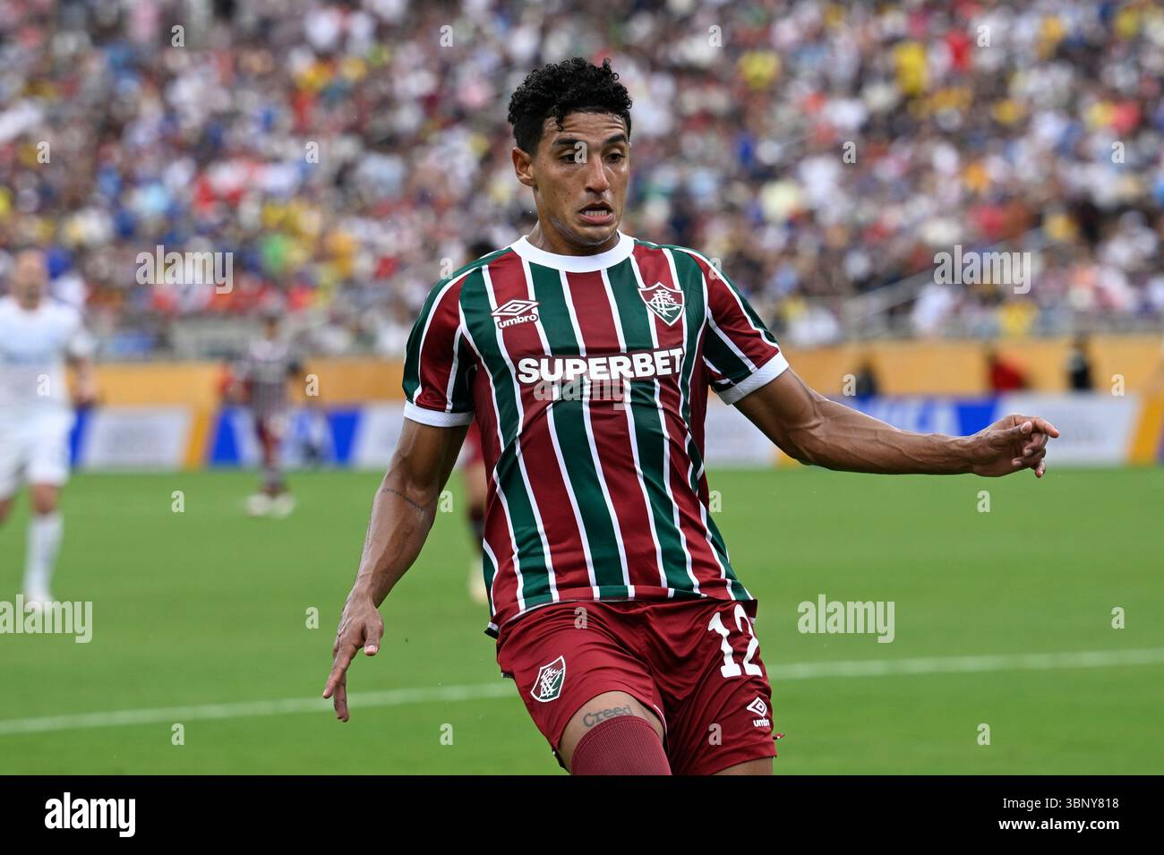 Fluminense's Gabriel Fuentes (12) follows the ball during the Club ...