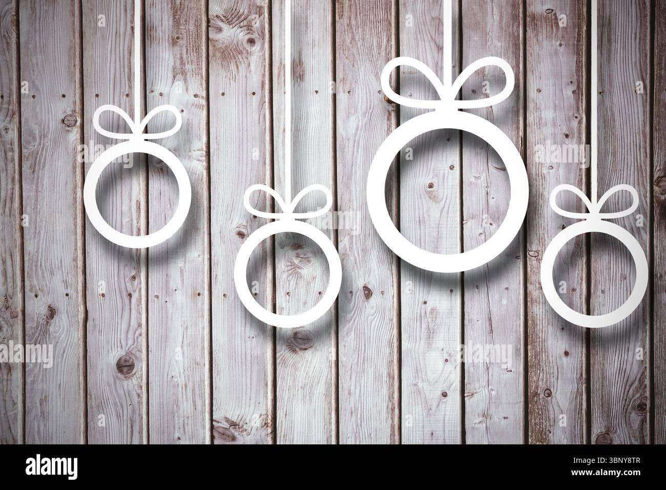 Simple elegant diy christmas hi-res stock photography and images - Alamy