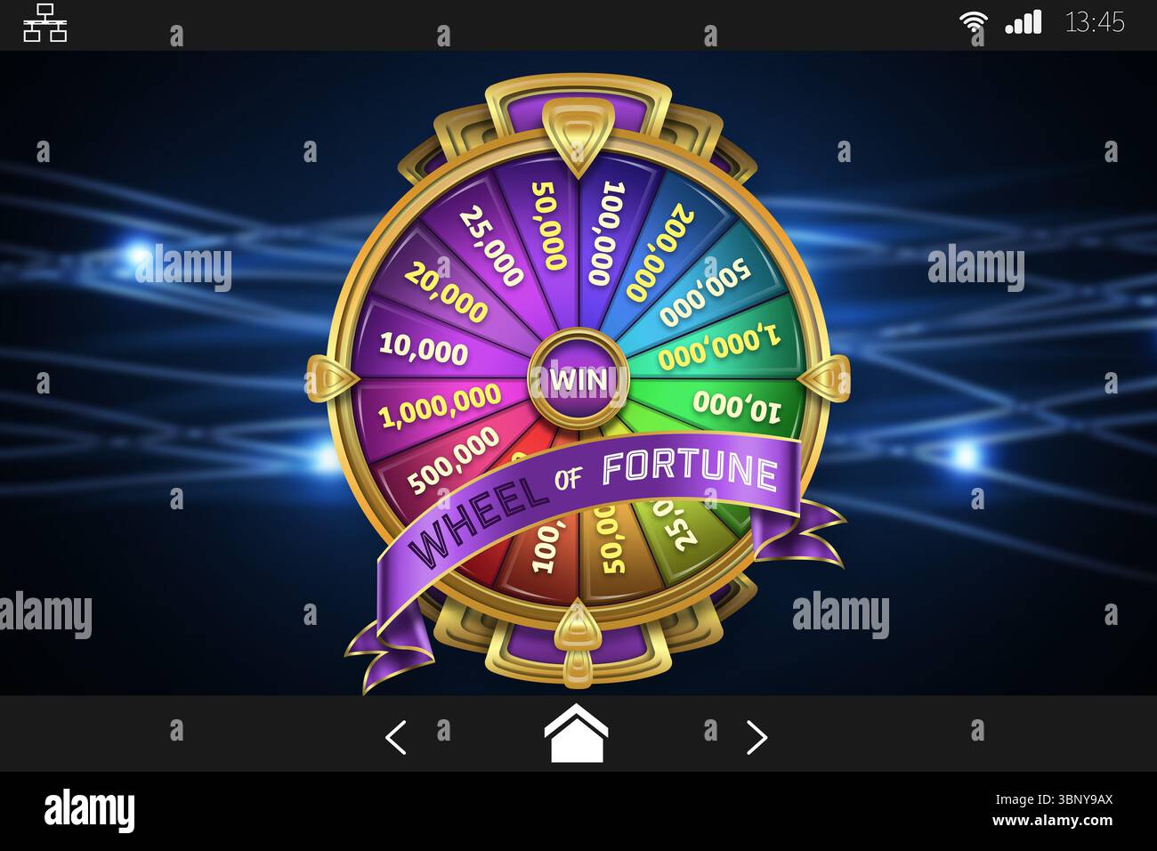Fortune wheel icon on hi-res stock photography and images - Alamy