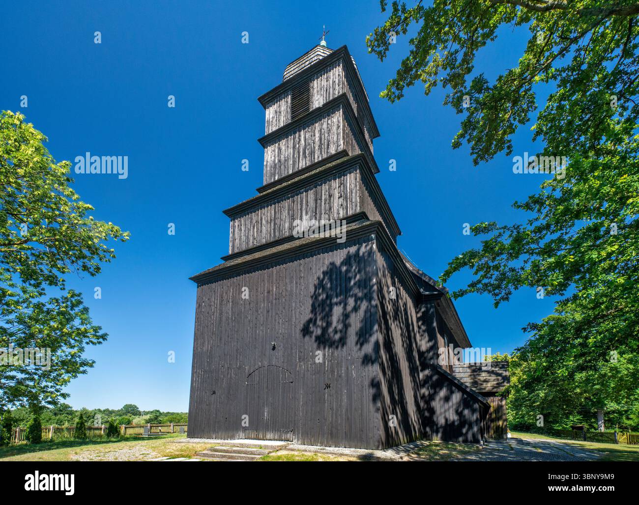 Saint Matthew the Apostle Church, larch wooden church, 1672, tower ...