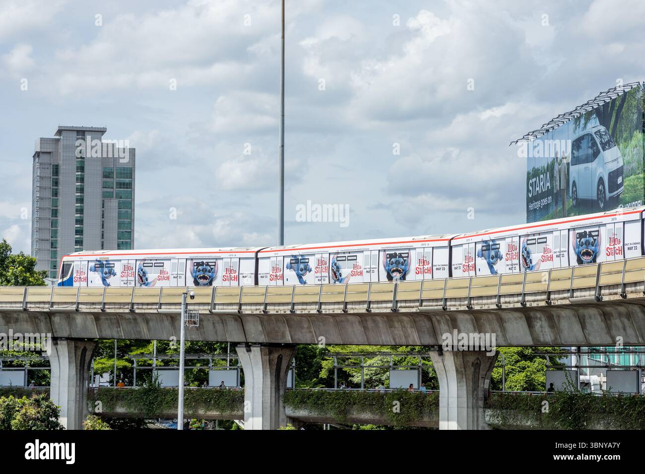 Bangkok Thailand - June 20 2025: The Train coming at BTS Victory ...